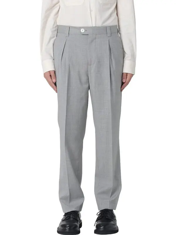 Brunello Cucinelli Pleated Trousers - Grey