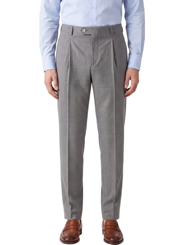 Brunello Cucinelli Pleated Trousers - Grey