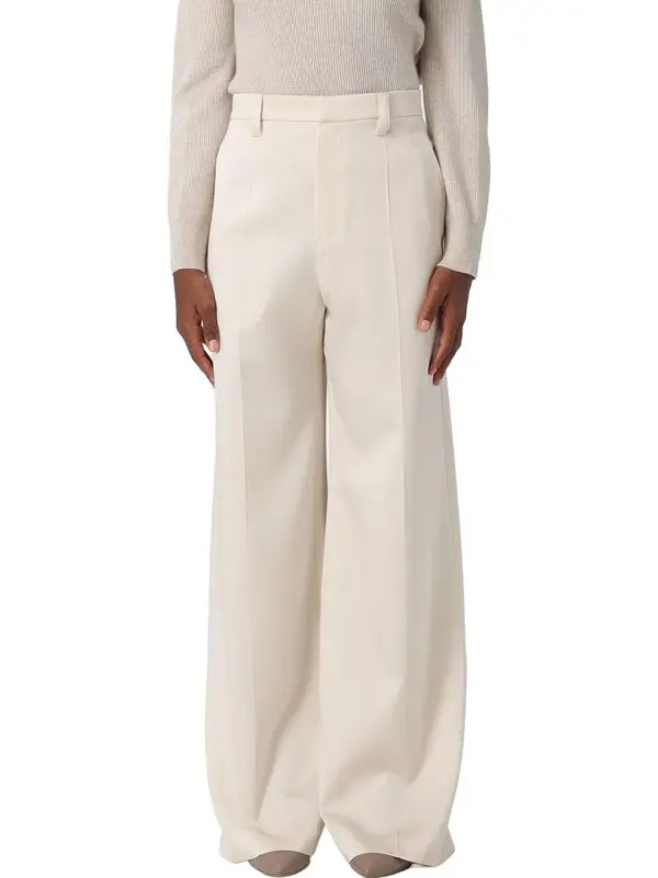 Brunello Cucinelli Wide-leg Trousers - White