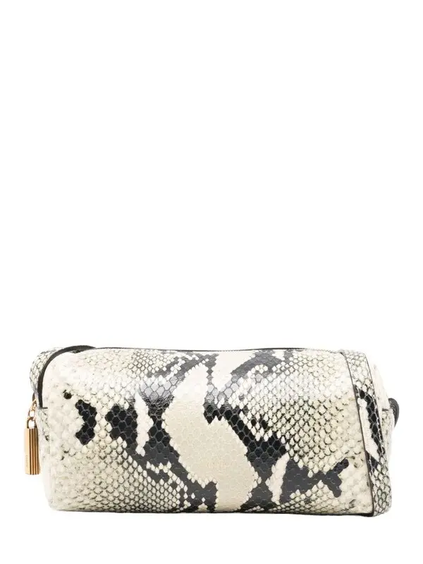 Khaite Kye Mini Leather Crossbody Bag - Beige