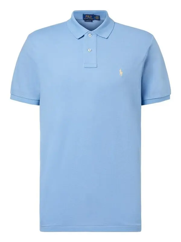 Polo Ralph Lauren Cotton Pique Polo Shirt - Blue