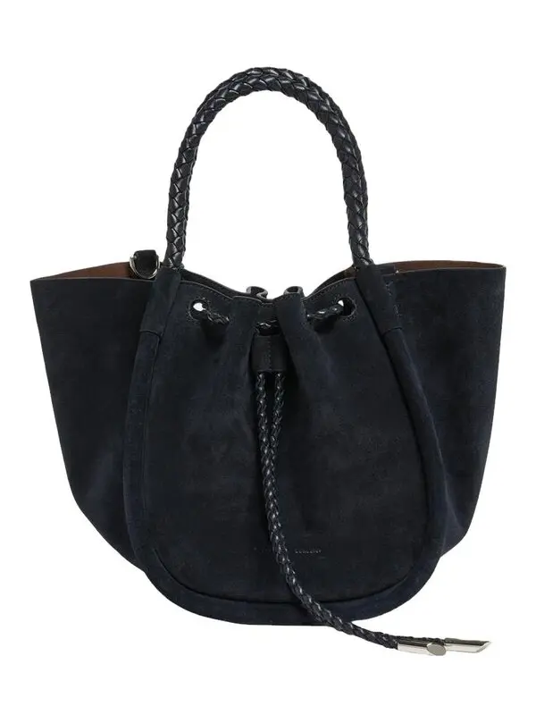 Proenza Schouler Ruched Suede Tote Bag - Deep Navy
