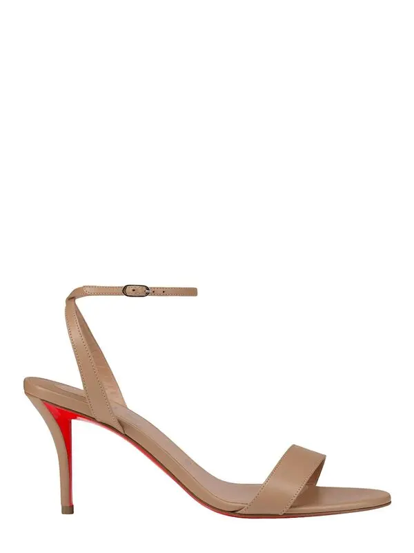 CHRISTIAN LOUBOUTIN 80mm Miss Z Leather Sandals - Blush