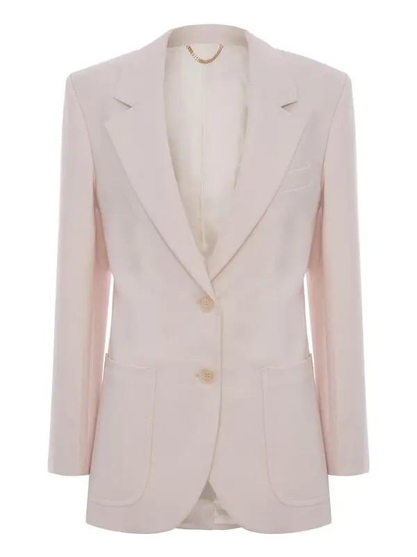 Victoria Beckham Katherine Jacket - Bone