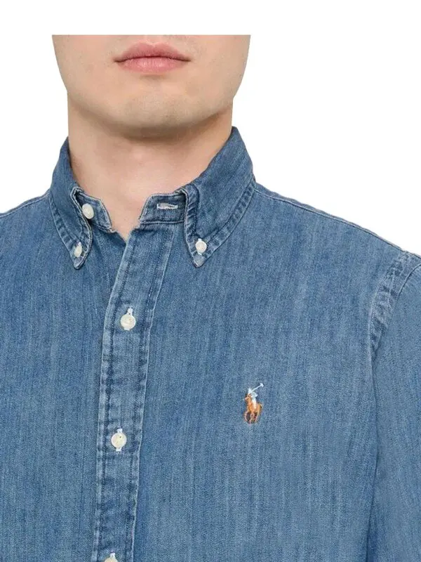 Polo Ralph Lauren Apos;s Core-fit Button-down Shirt - Denim
