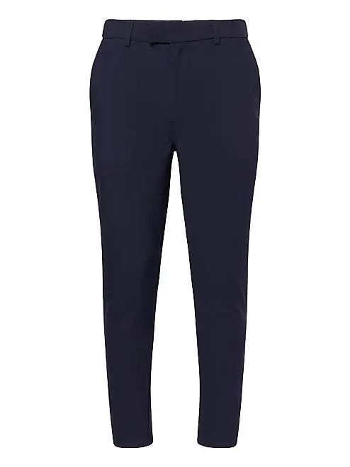 BELIER Tapered-leg Stretch-woven Trousers - Navy