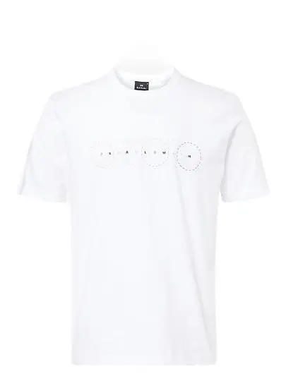 Paul Smith Circles Printed Cotton T-shirt - White