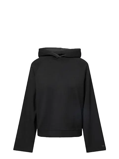 TALA Softsmart Flared-sleeve Woven Hoody - Black