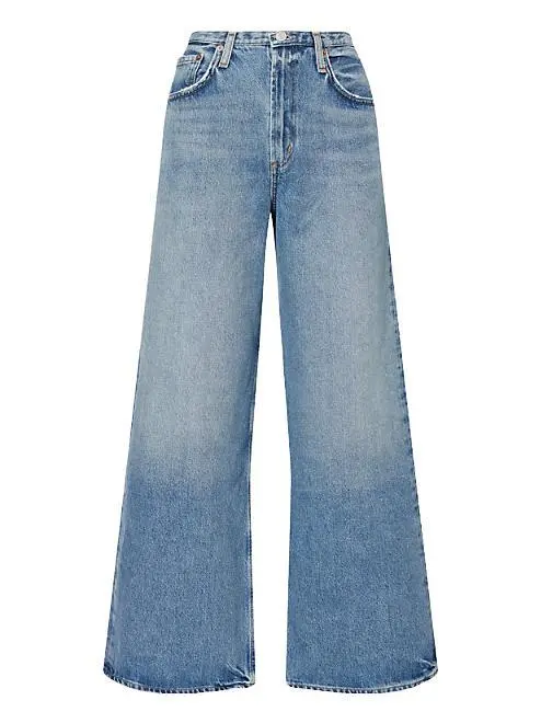 AGOLDE Keira Wide-leg Denim Jeans - Downtown (md Vint Ind)