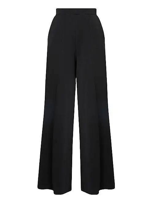 TALA Softsmart Wide-leg Stretch-woven Jogging Bottoms - Black
