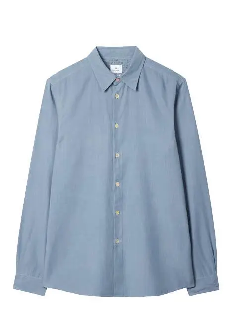 Paul Smith Light Lyocell-cotton Shirt - Blue