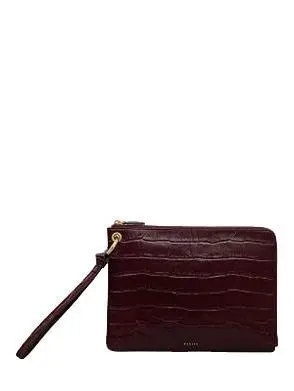 RADLEY Elms Crescent Multi-compartment Pouch - Dark Cherry