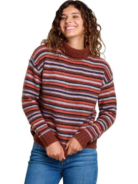 TOAD & CO Toddy T-neck Sweater - Gourd