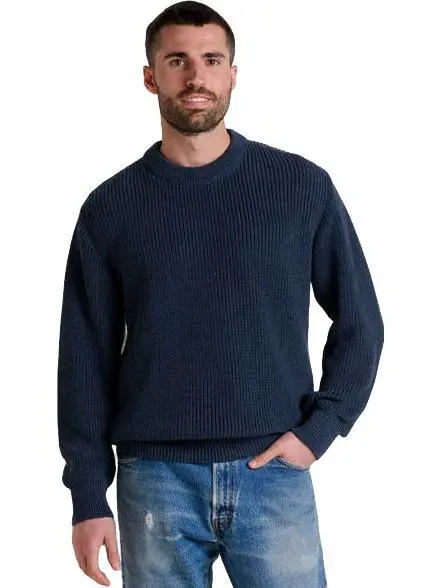 TOAD & CO Crew Neck Sweater - True Navy