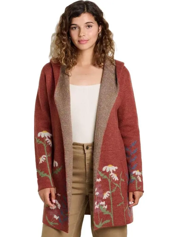 TOAD & CO Merino Heartfelt Hoodie - Sundown Pattern