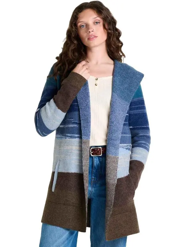TOAD & CO Merino Heartfelt Hoodie - Twilight Pattern