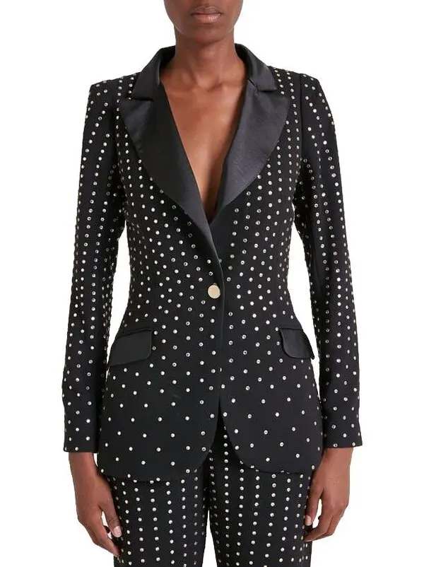 TEMPERLEY LONDON Alexandrea Tailored Jacket - Black