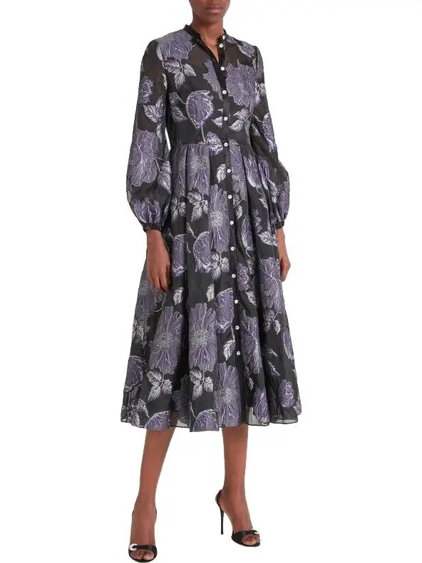 TEMPERLEY LONDON Bridget Cocktail Dress - Black/silver