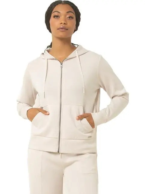 SINGLE STITCH Ultra Soft Full Zip Relaxed Fit Hoodie - Winter White