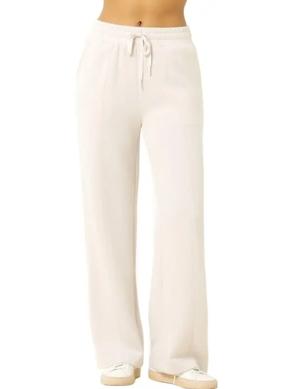 SINGLE STITCH Ultra Soft Wide-leg Pant - Winter White