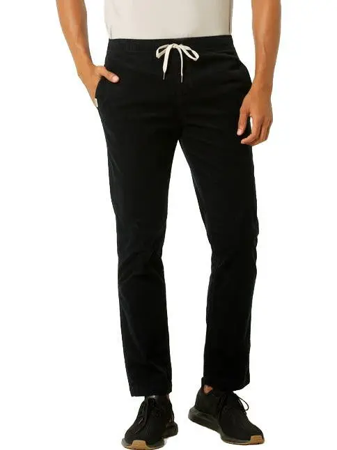 SINGLE STITCH Corduroy Drawstring Pants - Deep Navy