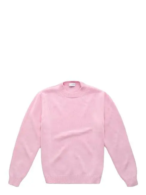 WOLF VS. GOAT (WVG) Cashmere Crewneck Sweater - Rosa