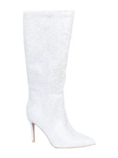 LAUREN LORRAINE Jemma Knee High Boots - Silver