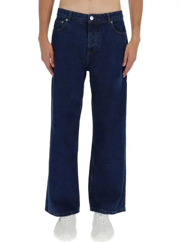 Ami Wide Leg Jeans - Blue