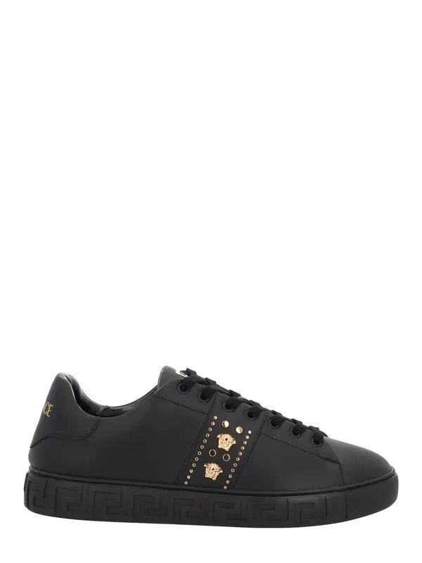 Versace Greek Sneakers - Black