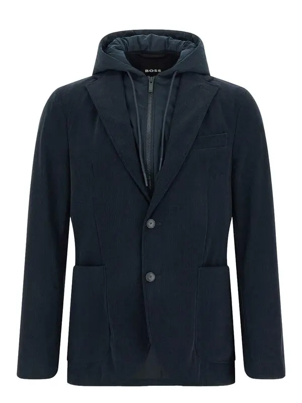 Hugo Boss P-hanry-hd Jacket - Blue
