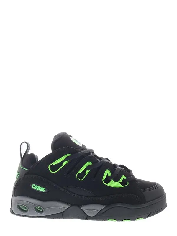 OSIRIS D3 E Lace Up Sneakers - Black/charcoal/green