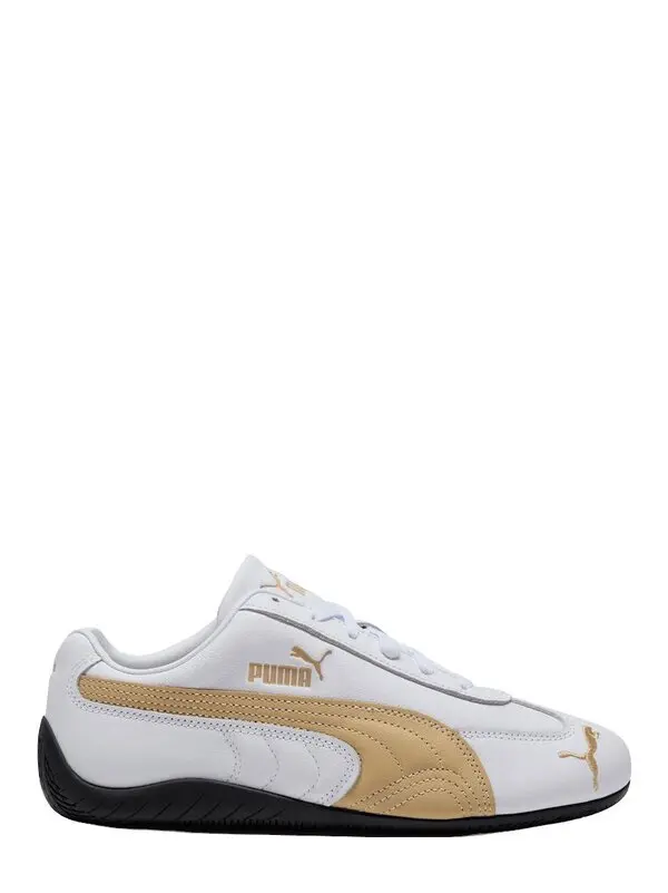 PUMA Speedcat Leather Sneakers - Puma White/toasted Almond