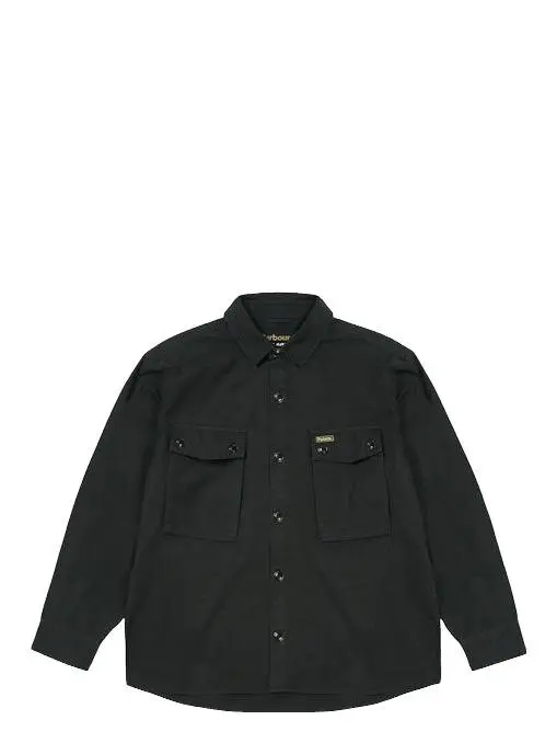 PALACE X Barbour Officer Shirt - Black
