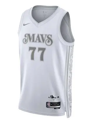Nike Luka Dončić Dallas Mavericks Drifit Jersey - White