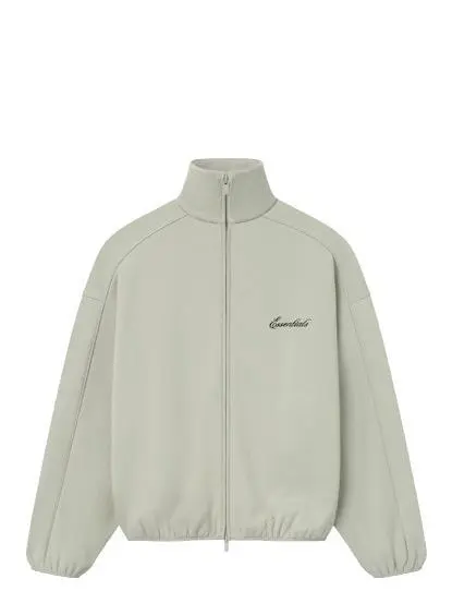 Fear Of God Essentials Modern Piping Track Jacket - Abbey Stone/ Abbey Stone