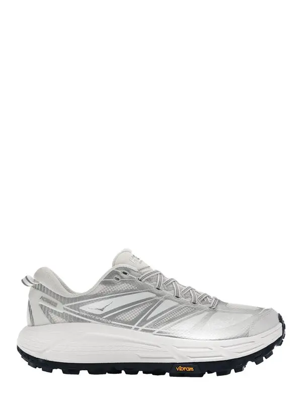 Hoka One One Mafate Speed 2in Athletic Sneakers - White/silver