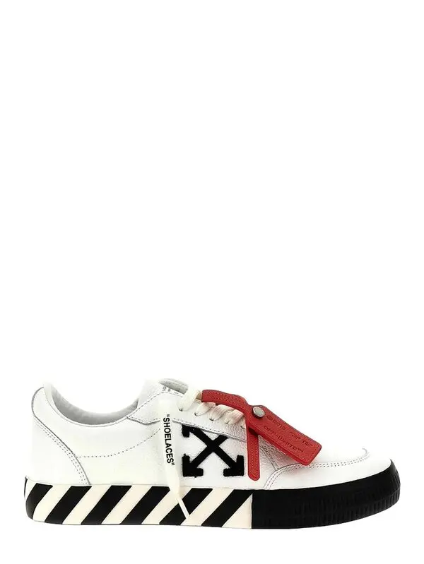 Off-White Off Vulc Low Leather Sneaker - White/black