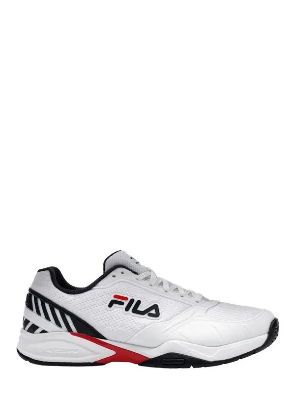 FILA Volley Zone Sneakers - White/navy Blue/red