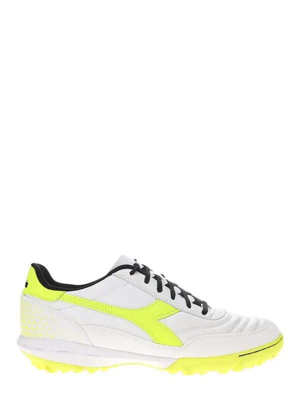 DIADORA Calcetto Gr Lt Tfin Athletic Sneakers - White/yellow