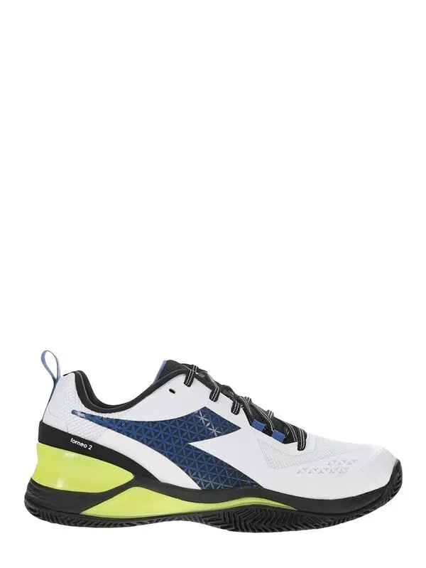 DIADORA Blushield Torneo 2 Clay Sneakers - White/deja Vu Blue/black