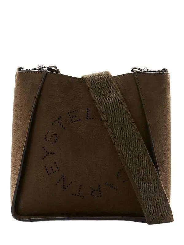Stella McCartney Logo Crossbody - Moka