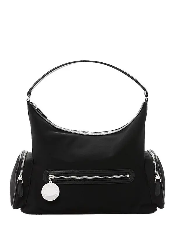 Stella McCartney Dartmoor Nylon Shoulder Bag - Ultra Black