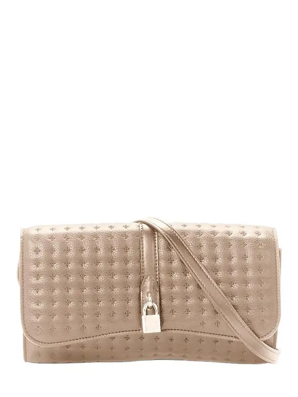 Stella McCartney Stella Ryder Quilted Wallet Crossbody - Light Moss