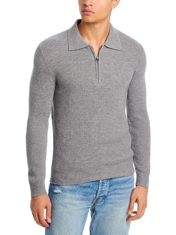 Rails Quarter Zip Merino Wool Sweater - Finch