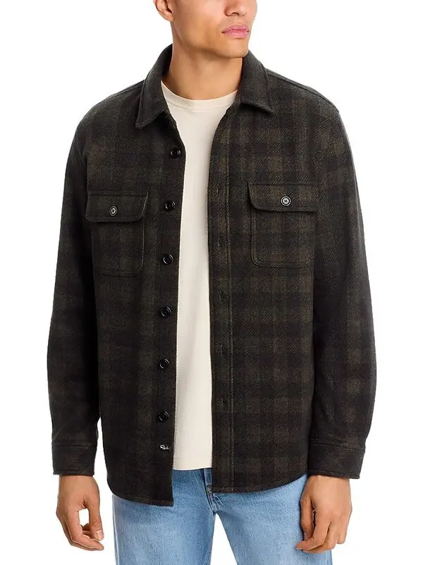Rails Alder Button Front Shirt Jacket - Onyx Surplus