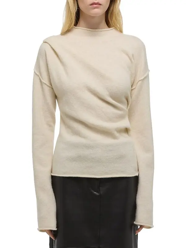 Helmut Lang Slouchy Crewneck Sweater - Ivory