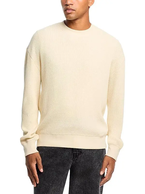 Madewell Waffle Knit Sweater - Antique Cream