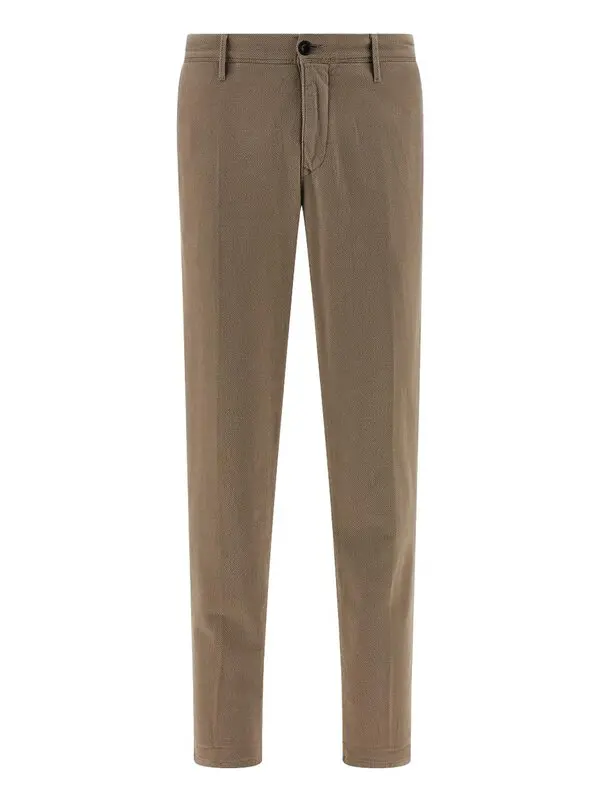 Incotex Honeycomb Trousers - Beige