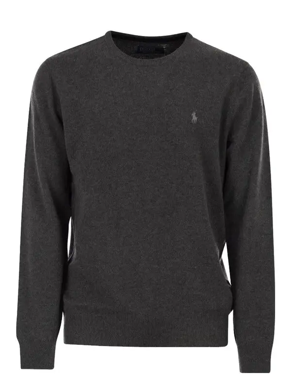 Polo Ralph Lauren Wool Crew Neck Jumper - Grey