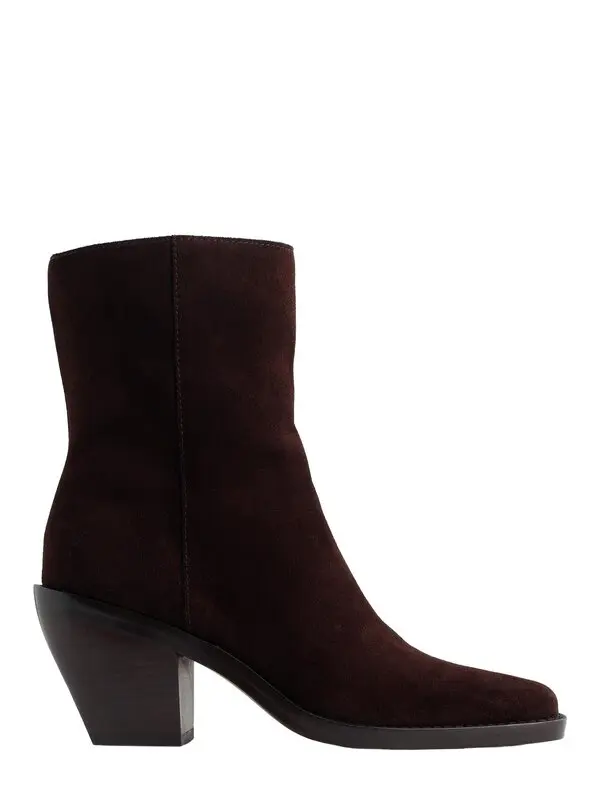 Madewell The Idris Side-zip Ankle Boots - Coffee Bean